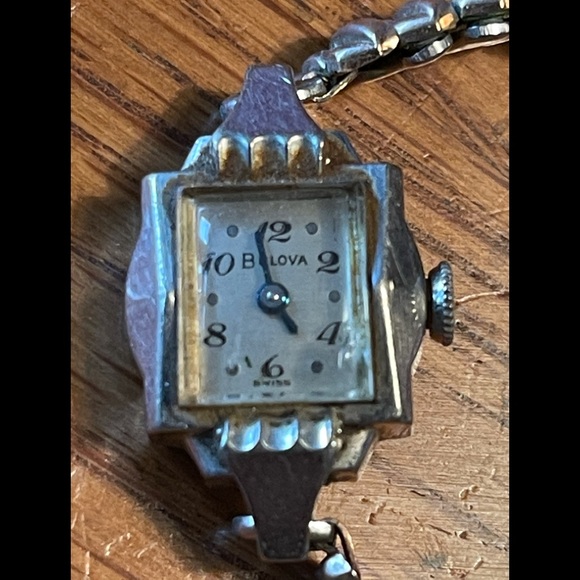 Bulova | Accessories | Vintage Ladies Bulova Art Deco L5 Watch 2kgf ...